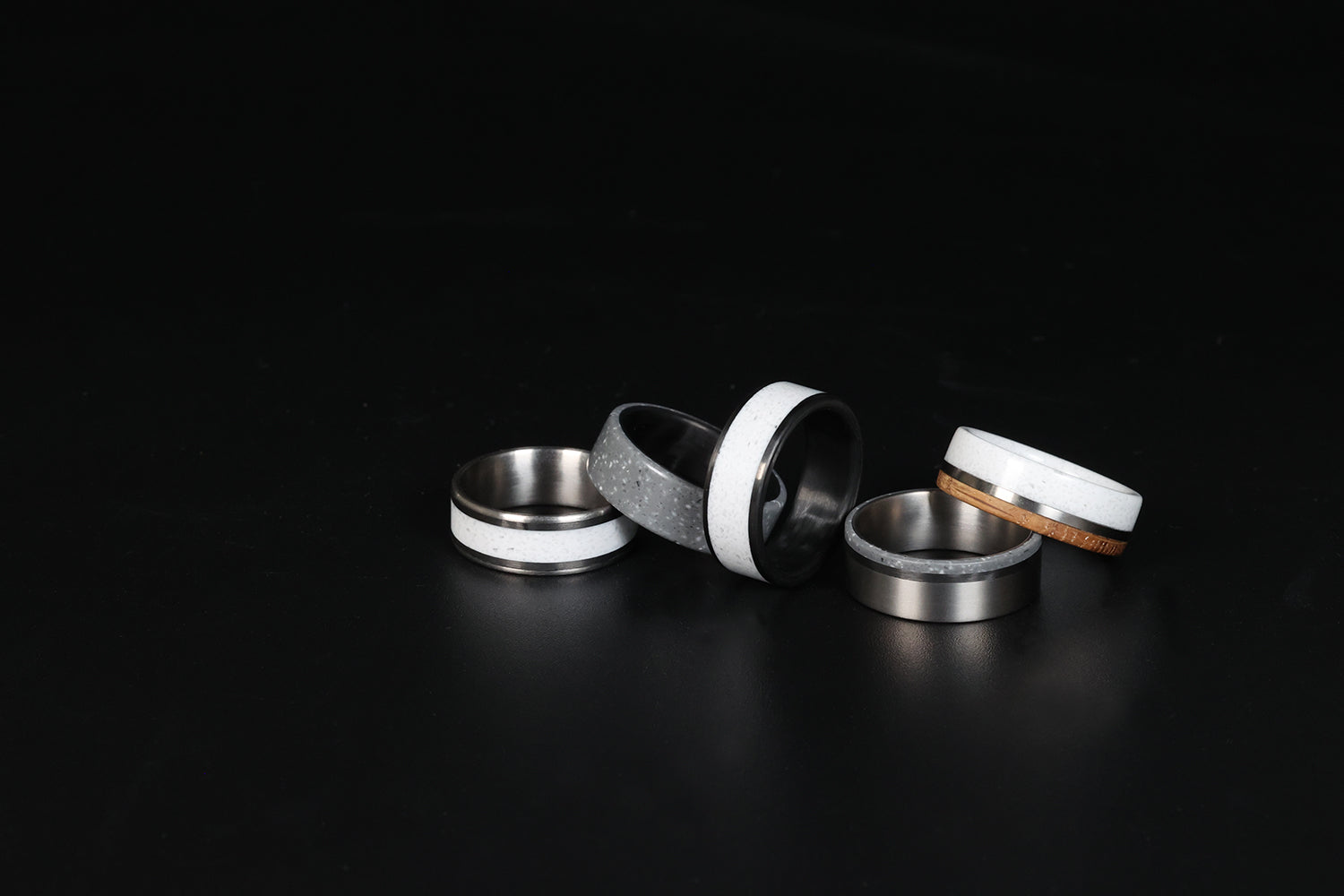 Concrete Wedding Rings | Concrete Rings Collection by Element Ring Co.