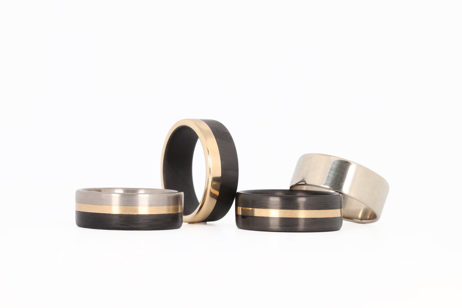 The Gold Collection | Men's Gold Wedding Rings | Element Ring Co