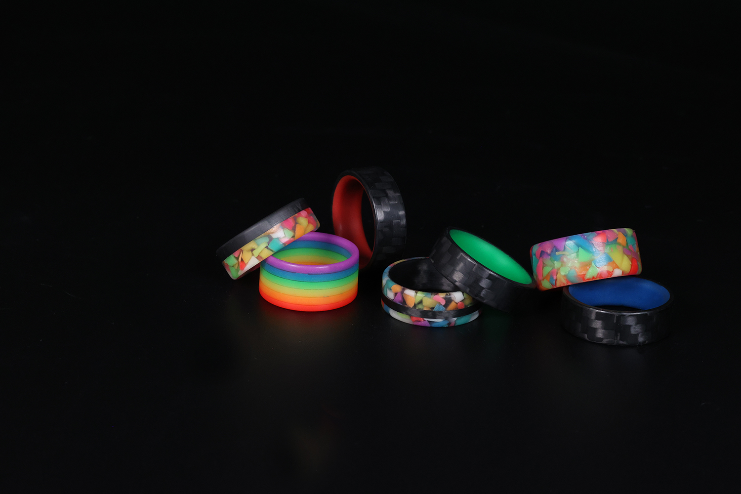Rainbow Pride Rings | The Rainbow Collection by Element Ring Co.