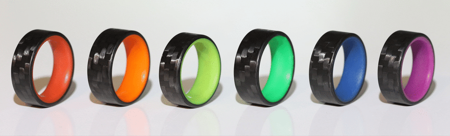 Chroma Glow Rings | Colorful Two Ways | Element Ring Co.